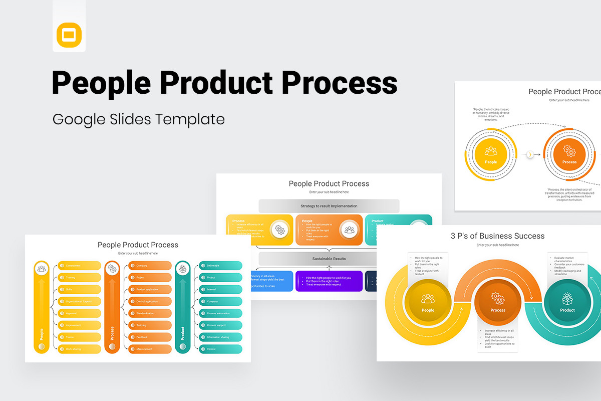People Product Process Google Slides Presentation Template | Nulivo Market